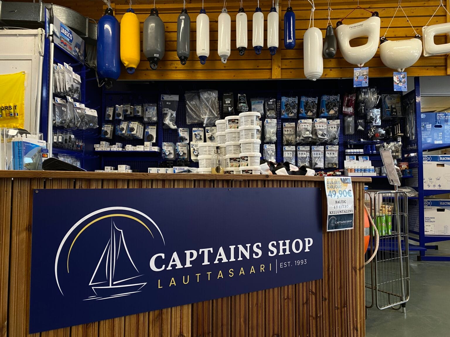 Myymälä | Captains Shop